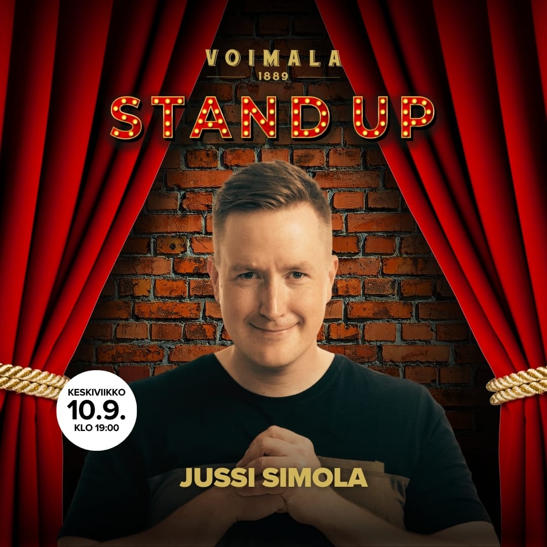 Jussi Simola - Voimalan Stand Up Club - Ravintola Voimala